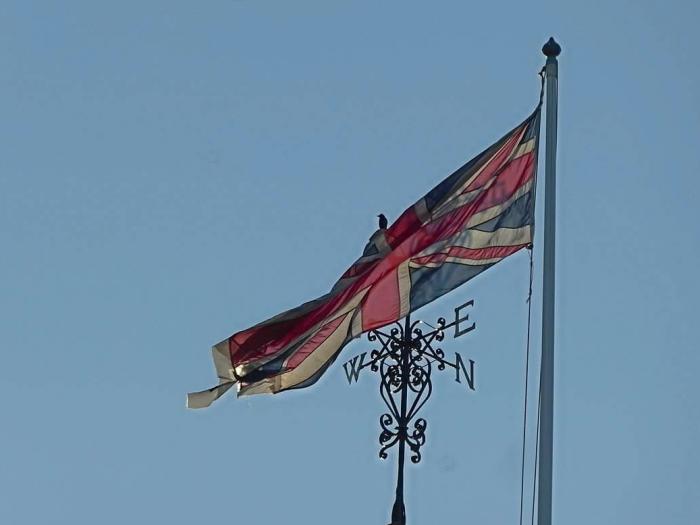 AudlemOnline | Damage to St james Church Flag
