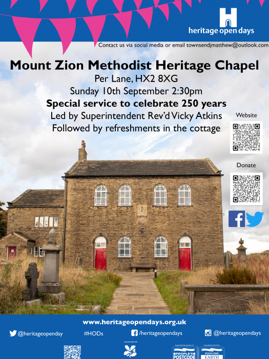 Calderdale | Mount Zion 250 years of Heritage