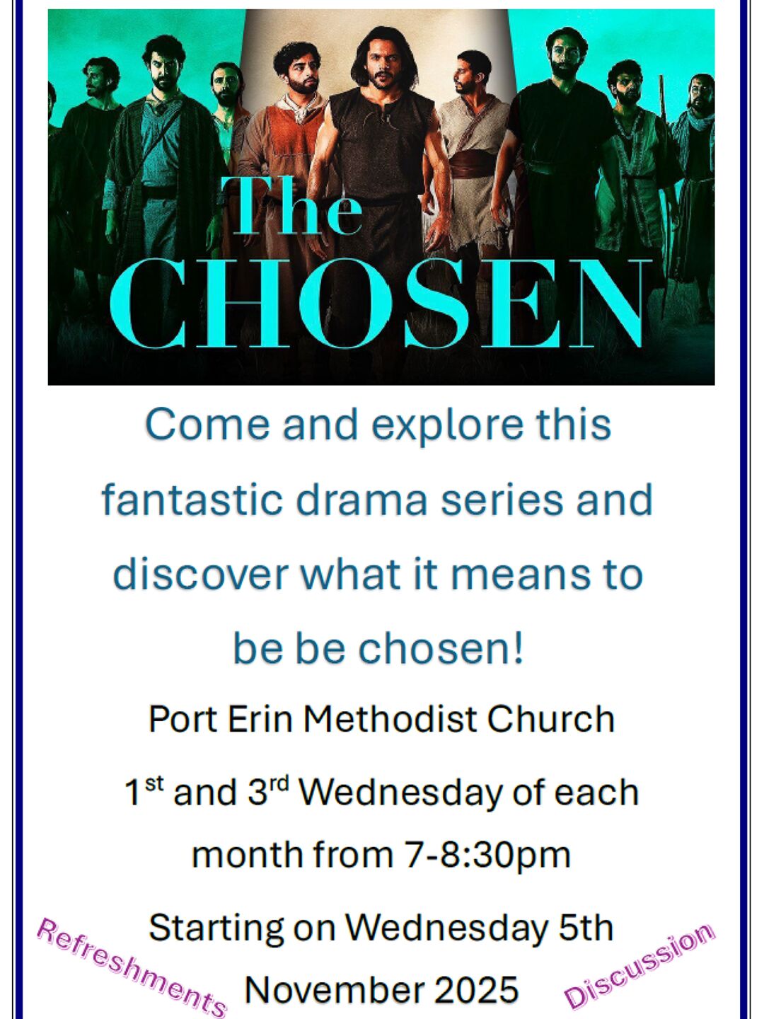 Methodist Isle of Man | The Chosen comes to Port Erin