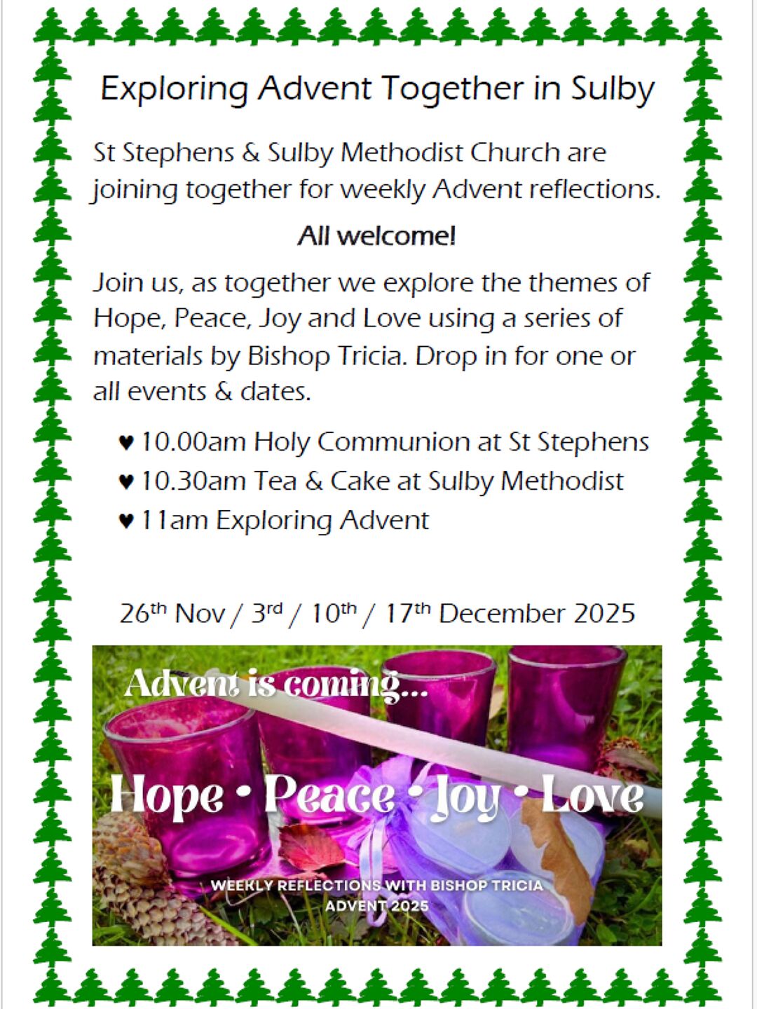 Methodist Isle of Man | Exploring Advent Together in Sulby